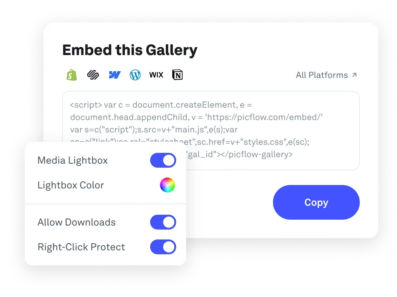 Free Photo Gallery Widget for Your Website