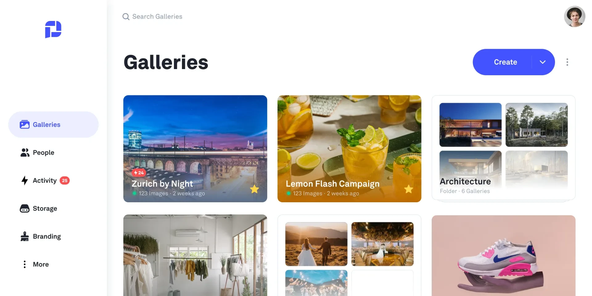 Picflow — Image & Video Galleries for Creatives.